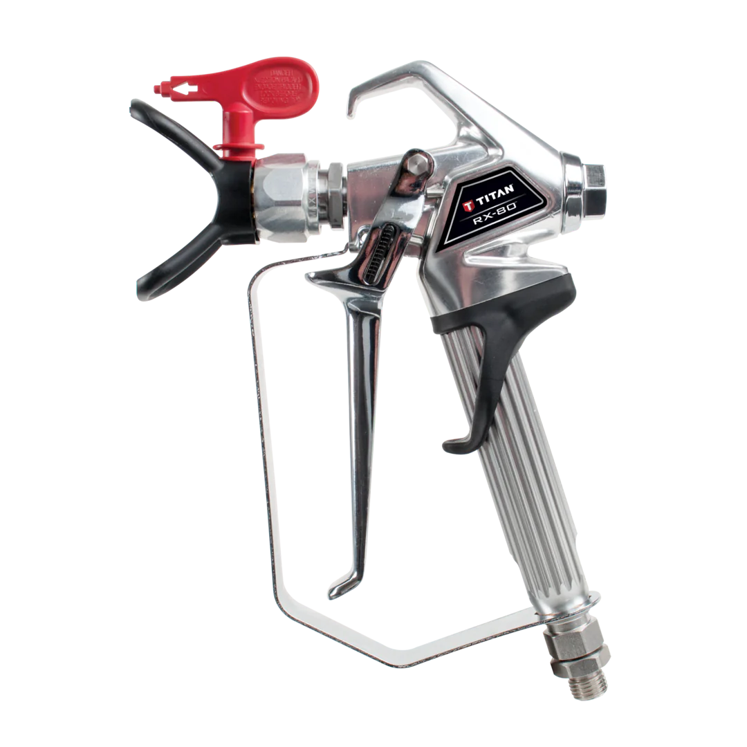 Titan 538005 RX-80 Four-Finger Airless Paint Spray Gun w/TR1 Tip ...