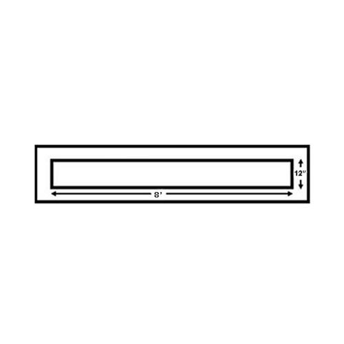 Newstripe 96 Inch Stop Bar 12 Inches Wide – Precision Performances