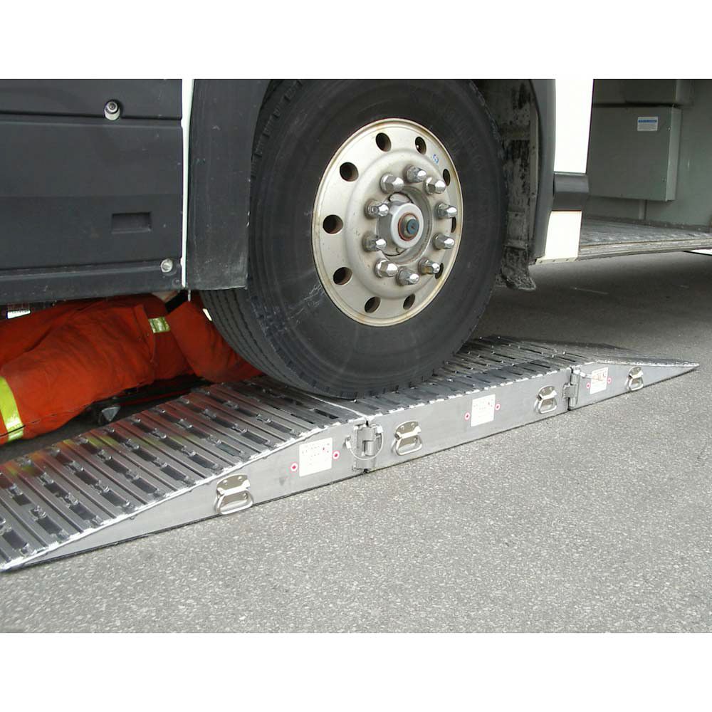 Portable Aluminum Front Bus Service Stands - 80,000 lb. Cap – Precision ...