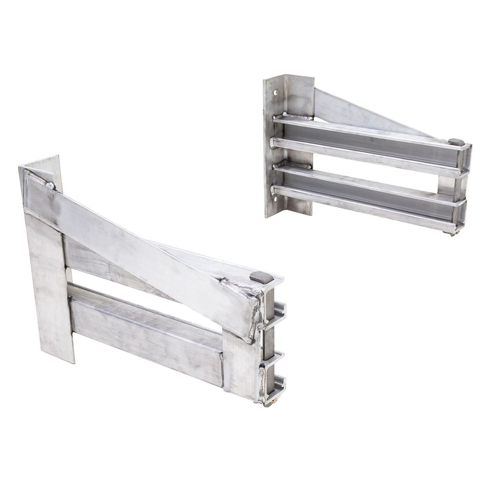 Loading Ramp Storage Brackets for Step Deck Trailers without Knee Brac ...