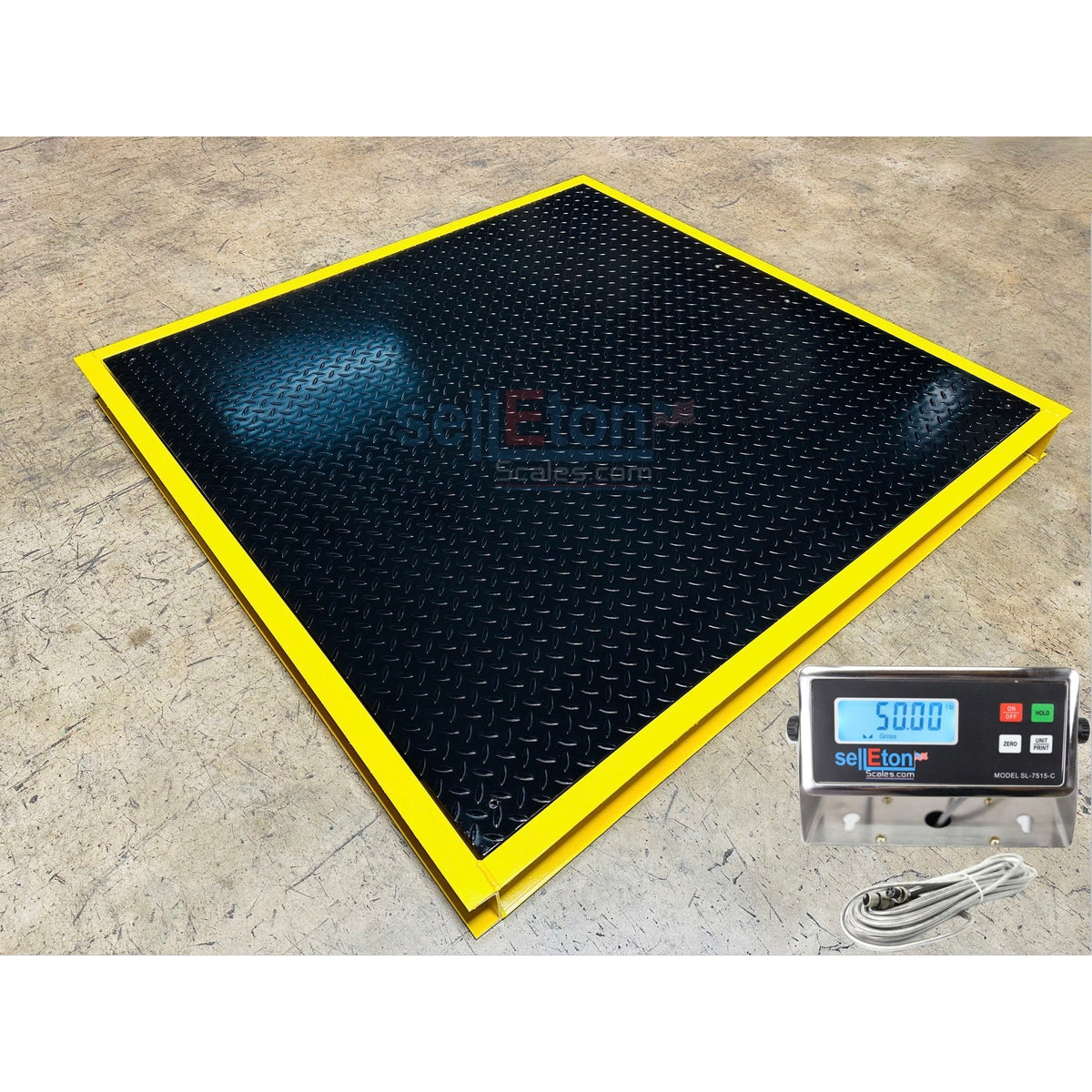 Prime Scales 36" x 36" ( 3' x 3' ) Floor Scale with Pit Frame Selleton ...