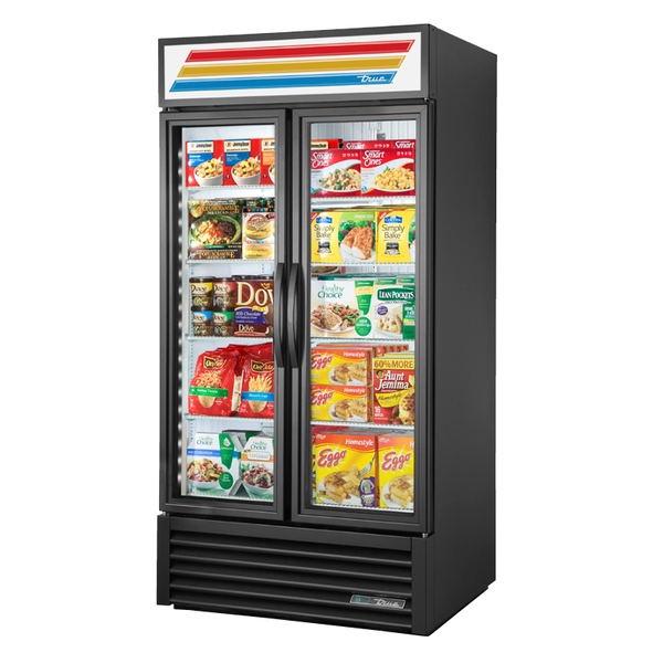 True Refrigeration GDM-35F-HC~TSL01 Freezer Merchandiser Two-section ...