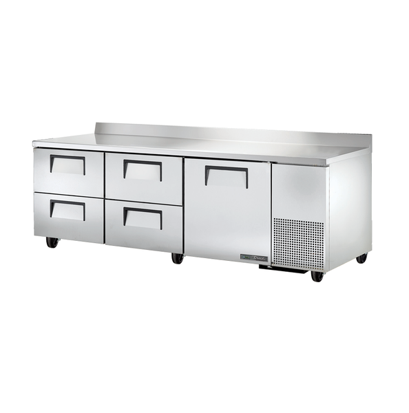 True Refrigeration TWT-93D-4-HC Deep Work Top Refrigerator Three-secti ...