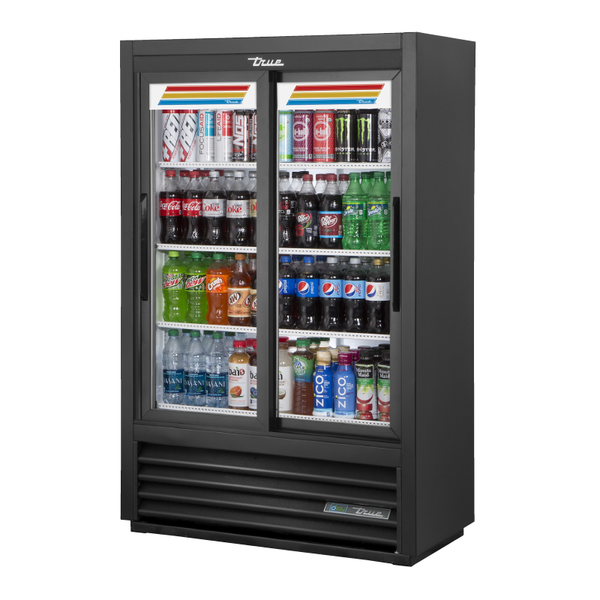 True Refrigeration GDM-33SSL-56-HC-LD Convenience Store Cooler Two-sec ...
